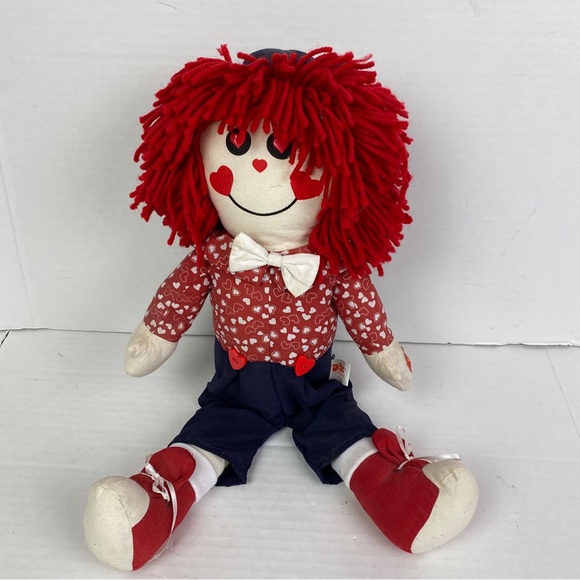 PBC | Toys | Vintage Raggedy Andy 8 Doll Pbc International Red White ...